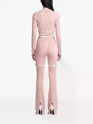 SRVC STUDIO Nocturne Cutout-detail Trousers
