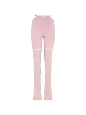 SRVC STUDIO Nocturne Cutout-detail Trousers - Pink