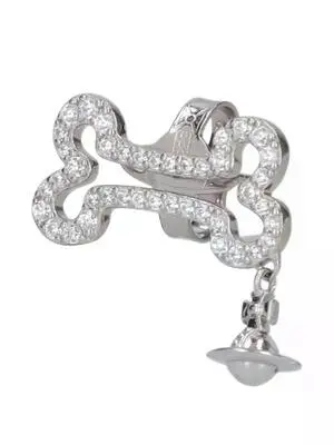 VIVIENNE WESTWOOD Crystal-embellished Orb-pendant Earrings