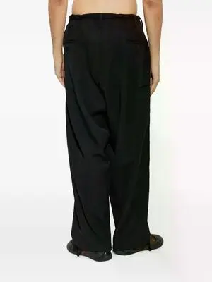 Yohji Yamamoto Wide-leg Wool Trousers