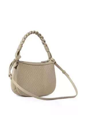 Emporio Armani Logo-embossed Braided Shoulder Bag