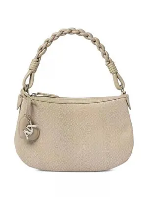 Emporio Armani Silver Tone Shoulder Bags
