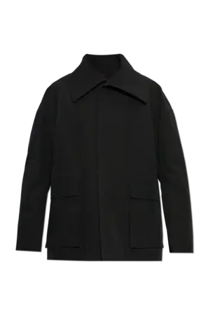 Rick Owens Jacket With Collar - Black