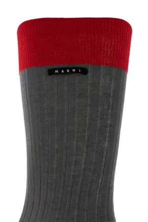 Marni Cotton Ribbed Socks