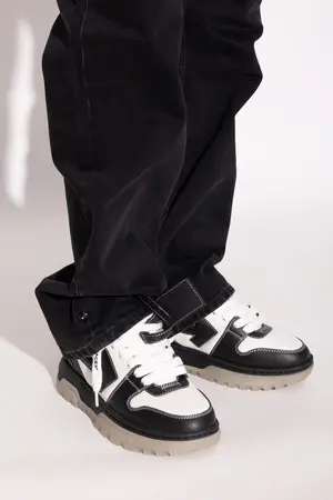 Off-White Ooo Chunky Varsity Chunky -and-white Sneakers