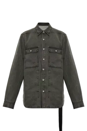 Rick Owens Denim Shirt - Grey