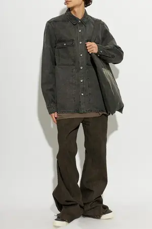 Rick Owens Denim Shirt - Grey