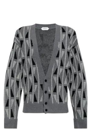 Versace Men’s Medusa Head Cardigan By - Grey
