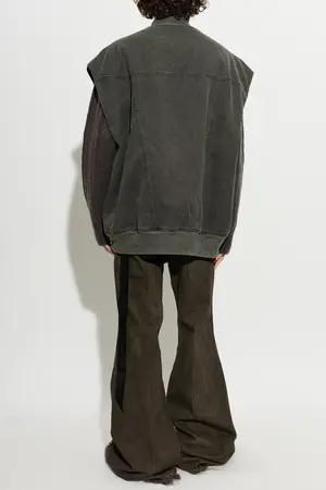 Rick Owens Oversized Denim Vest