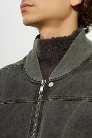 Rick Owens Oversized Denim Vest