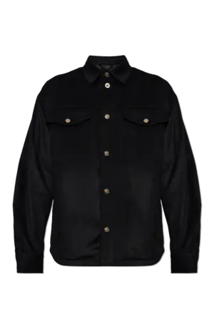 Versace Cashmere Jacket With Pockets