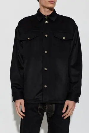 Versace Cashmere Jacket With Pockets