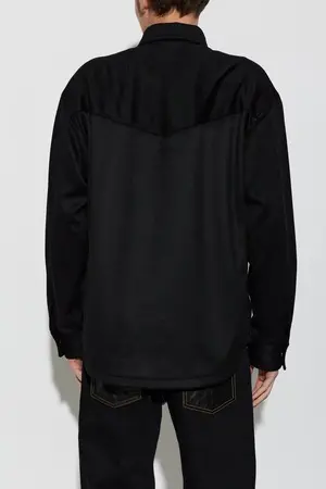 Versace Cashmere Jacket With Pockets