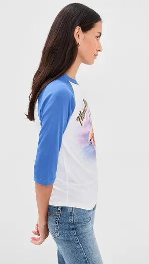 Stella McCartney Airbrushed Horse Baseball T-shirt