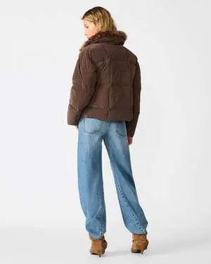 Steve Madden Berwin Coat Long Sleeve Button Up Jackets & Coats