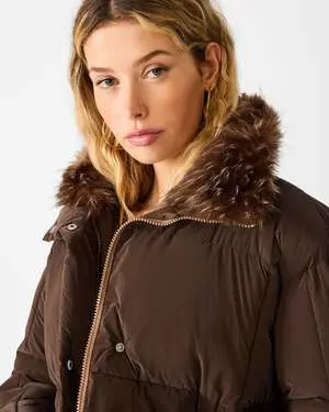 Steve Madden Berwin Coat Long Sleeve Button Up Jackets & Coats