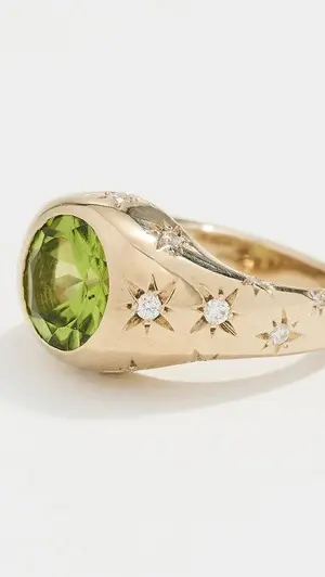 MARLO LAZ Disco Peridot Ring