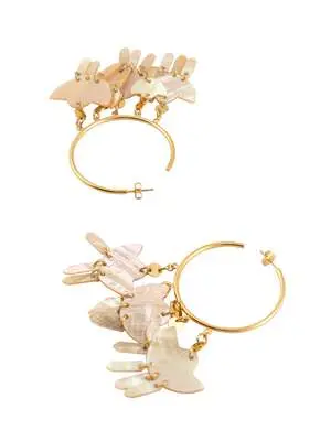 Isabel Marant Étoile Seashell Large Hoops - Silver