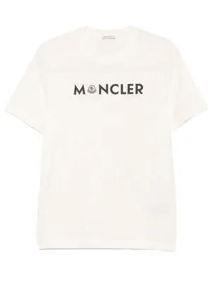 Moncler Logo Cotton T-shirt - Multicolor