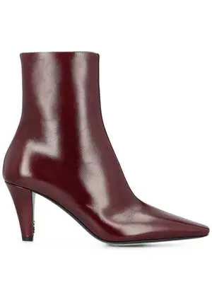 SAINT LAURENT Saint Laurent Women Stivaletti Jill 75 In Pelle Liscia