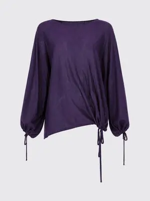 Liviana Conti Cut-out Virgin Wool Crewneck Jumper With Relaxed Fit