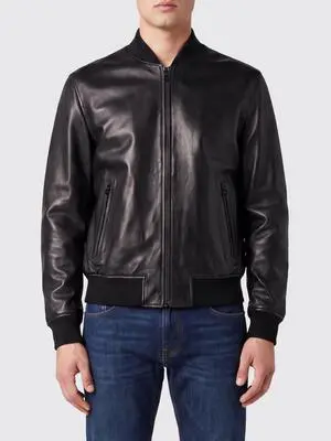 Dolce & Gabbana Smooth Calfskin Bomber Jacket With Collar And Zip Closure