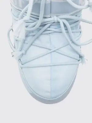 Moon Boot Low Nylon Snow Boots With Logo And Adjustable Laces