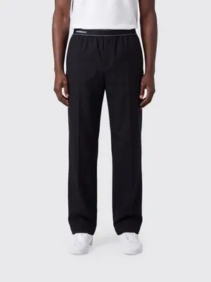 Casablanca Straight-leg Wool Jogging Trousers With Logo Waistband