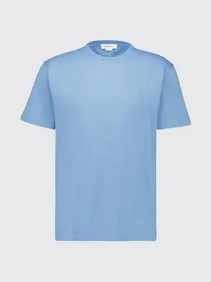 Alexander McQueen Crewneck Cotton T-shirt With A Tone-on-tone Logo