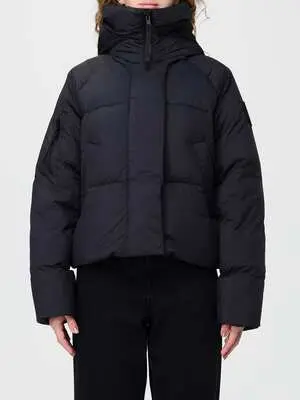 Canada Goose Chilliwack Hooded Cropped Bomber Puffer Jacket - Black