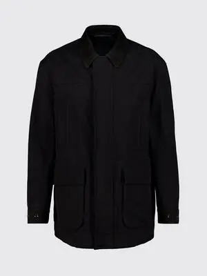 TOM FORD Jacket In Cotton And Viscose Twill With Velvet Collar
