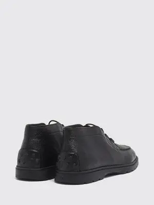 TOD'S Deerskin Chukka Boots With Heel Pebbles And Elastic Laces
