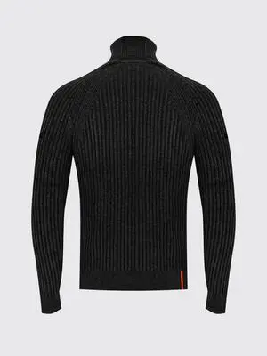 RRD Slim Fit Turtleneck Jumper In Ribbed Jersey With Long Sleeves