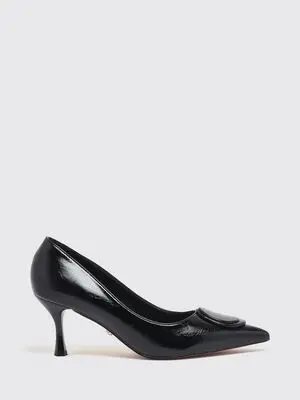 TWENTY FOURHAITCH Faux Leather Court Shoes With Mid Stiletto Heel And Almond Toe