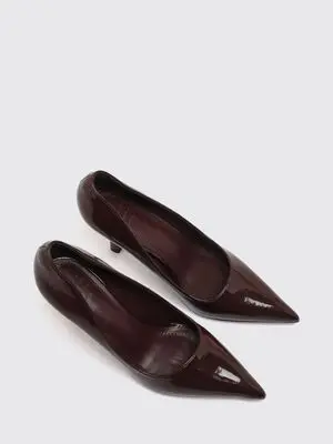 TWENTY FOURHAITCH Patent Faux Leather Stiletto Pumps With Almond Toe