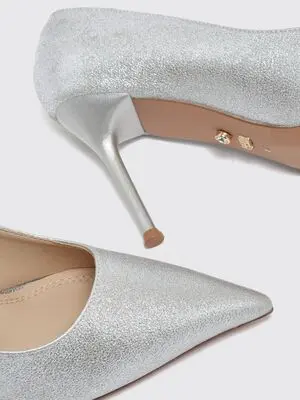 TWENTY FOURHAITCH Faux Leather Stiletto Pumps With Almond Toe