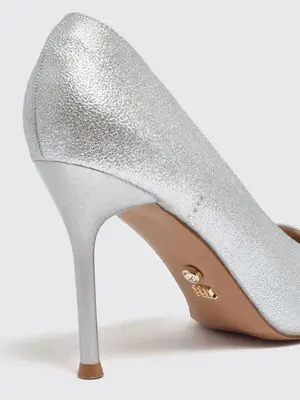 TWENTY FOURHAITCH Faux Leather Stiletto Pumps With Almond Toe