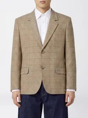 AMI Paris Prince Of Wales Check Single-breasted Virgin Wool Blazer