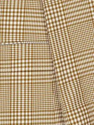 AMI Paris Prince Of Wales Check Single-breasted Virgin Wool Blazer