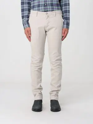 JACOB COHЁN Bobby Skinny Fit Cotton Blend Trousers - Ivory