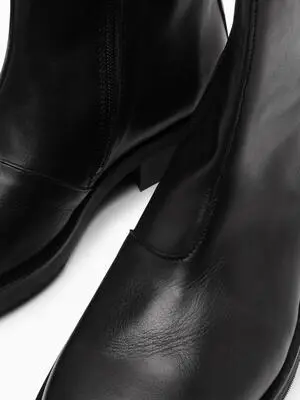 Our Legacy Camion Smooth Calfskin Leather Boots With Vibram Sole