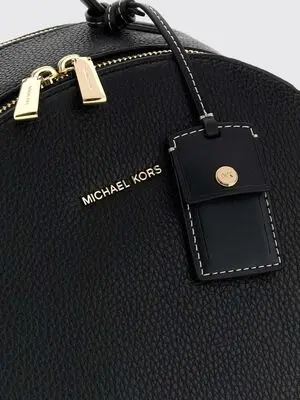 Michael Kors Sable Grained Cowhide Leather Backpack With Padded Straps