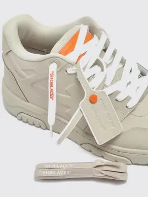 Off-White Out Of Office Molded Low-top Tpu Sneakers With Double Laces - Beige