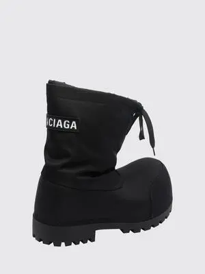 Balenciaga Alaska Outdoor Ankle Boots In Nylon With Notched Sole