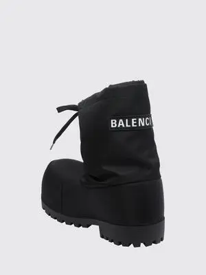 Balenciaga Alaska Outdoor Ankle Boots In Nylon With Notched Sole