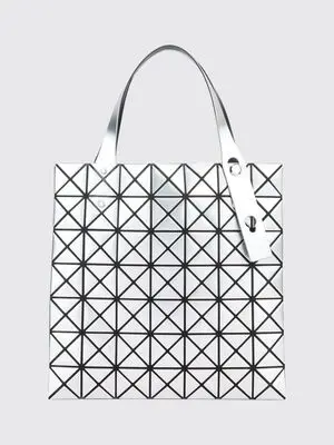 Issey Miyake Pvc Handbag With Double Adjustable Handle - Silver