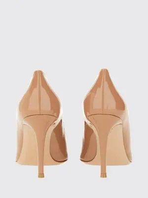 GIANVITO ROSSI Patent Leather High Stiletto Heel Court Shoes With Almond Toe