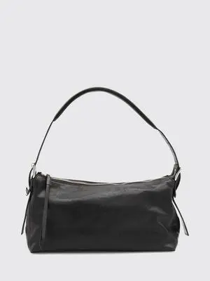 LEMAIRE Calfskin Leather Shoulder Bag With Zip Closure - Brown