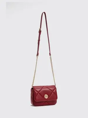TWINSET Quilted Mini Bag With Adjustable Strap And Logo - Red