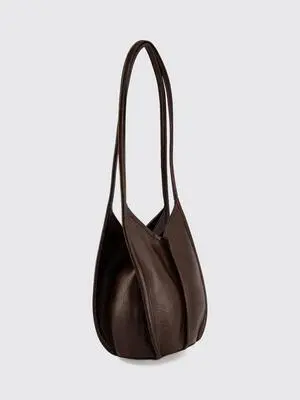 Hereu Calella Distressed Calf Leather Tote Bag With Double Handle